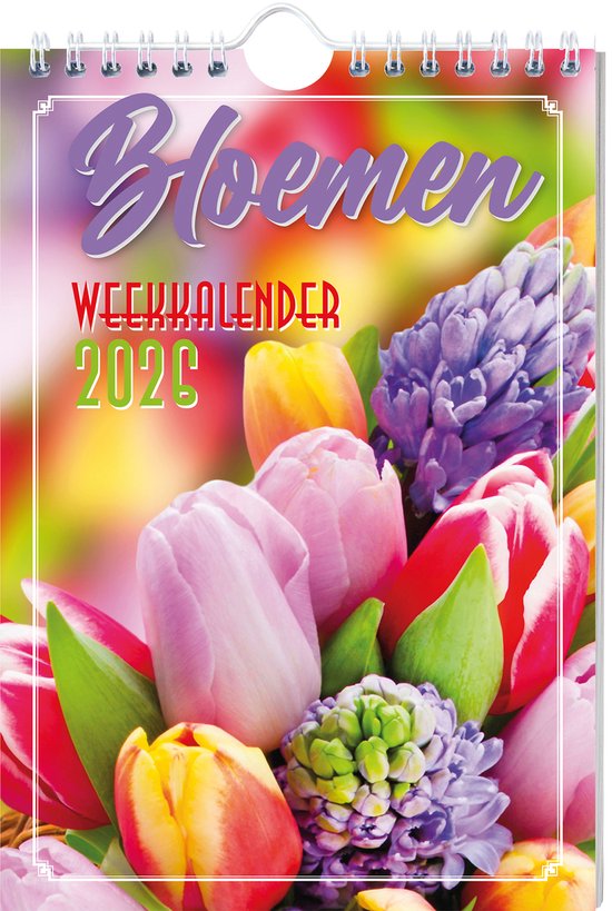 Bloemen weekkalender - 2026 | bol