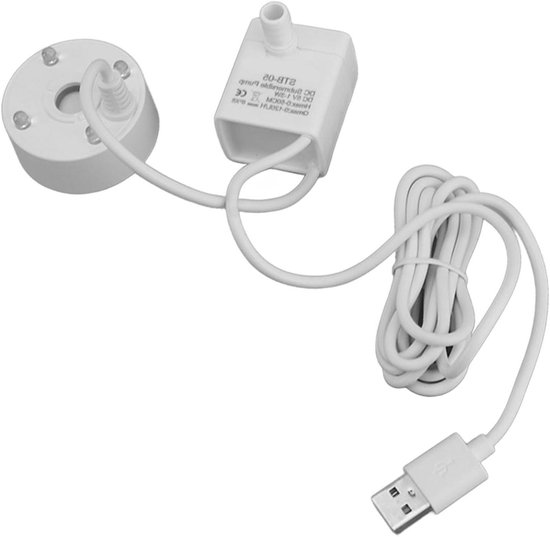USB Mist Maker Pomp LED Kleurrijke Verlichting Fontein Verstuiver ...