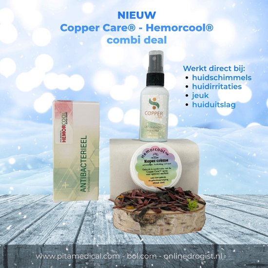 Hemorcool koper crème & Copper Care spray - combinatie - Jeuk ...