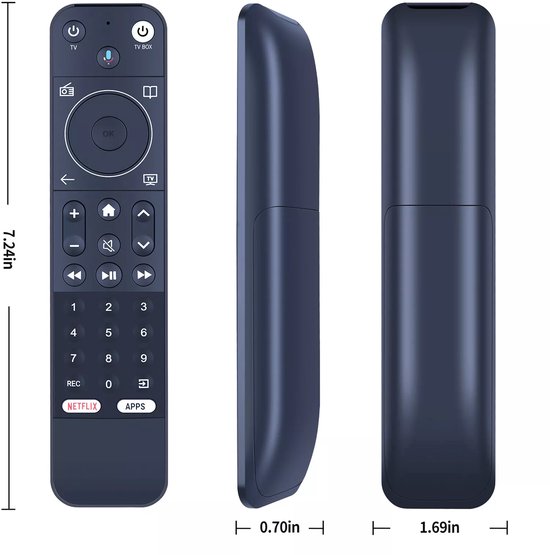 Mediabox Afstansbediening geschikt voor ODIDO box | bol