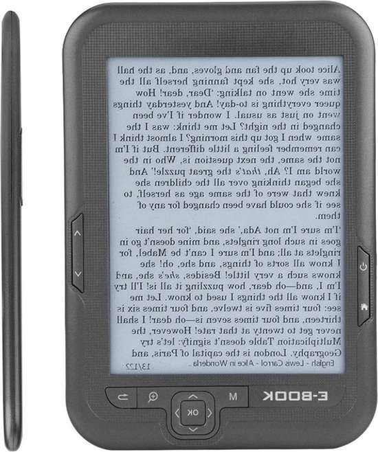 6 Inch E-Reader 1024 X 768 Resolutie Display 300 DPI Blue Cover - 16GB ...