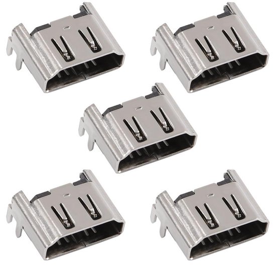 5 stuks HDMI-poort voor moederbord - console vervanging HDMI-poort ...
