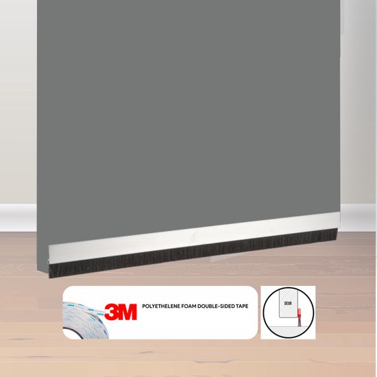 3M Tochtstrip Borstel - Voor binnendeur - Wit - 100 cm | bol