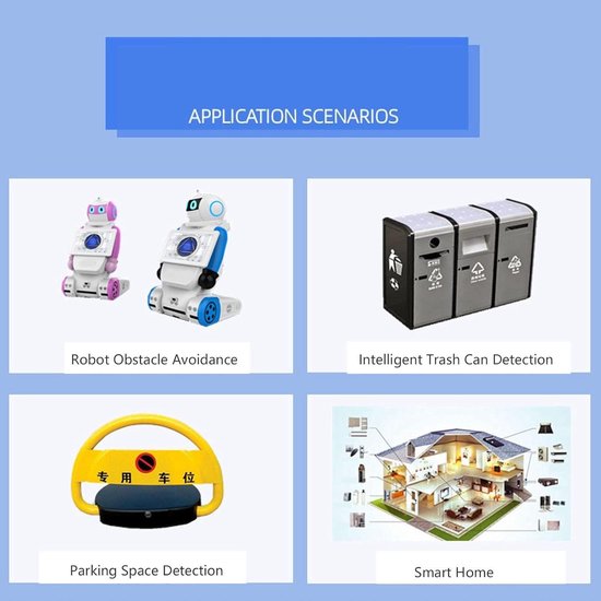 Waterdichte Ultrasone Afstandssensor UART-gestuurd met 3-450 Cm Bereik voor Robot . | bol