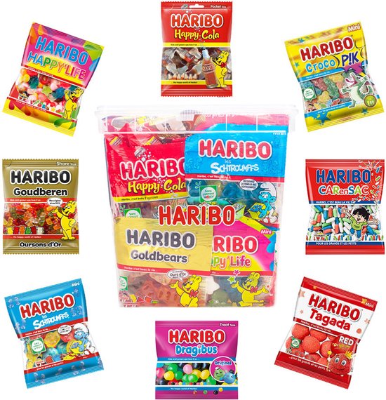Haribo Mega-Fête snoepzakjes mix - Strooigoed - Haribo snoep ...