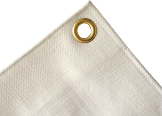 Afdekzeil - 10 x 15m - Wit - 280g/m² (150m²) - Bouwzeil - Zeildoek met ...