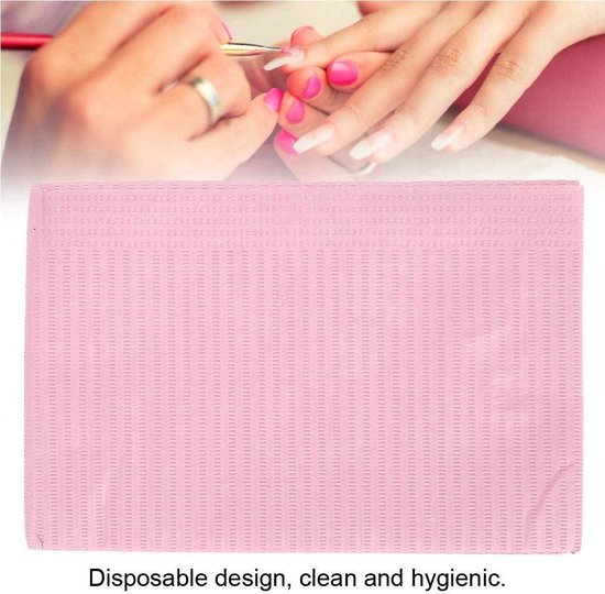 Manicure Table Sets - 125 Units Waterproof Soft Disposable Nail Art Mat ...