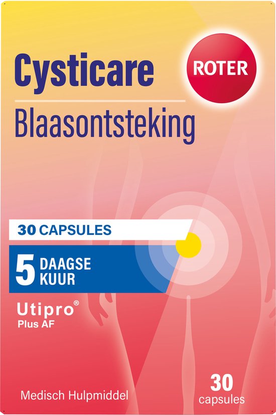 Roter Cysticare - 5 daagse kuur bij blaasontsteking - 30 capsules | bol