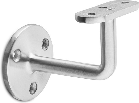 RVS trapleuninghouder Model B – Vlak zadel – Bevestiging met schroeven ...