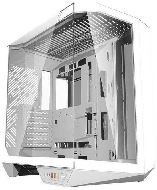 Darkflash - DY470 White NO FANS - Computerkast | bol