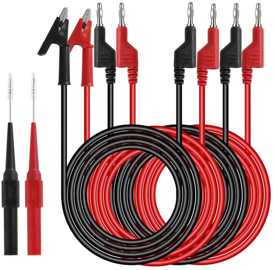 Digitale Multimeter Punten Elektriciteitstester met Krokodillenklemmen ...