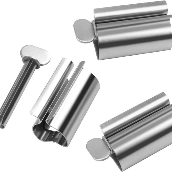 RVS Buis Knijper Tandpasta Wringer Houder Stand voor Badkamer | bol