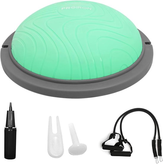 Balans Trainer met Weerstandsbanden en Antislip Basis – Balansbal en ...