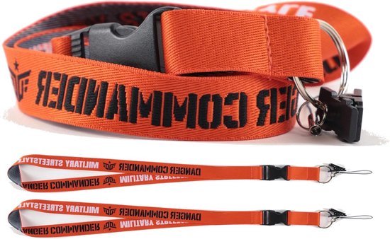 Sleutelbanden Gaming Band - voor ID-kaarthouder - 2 stuks - oranje ...