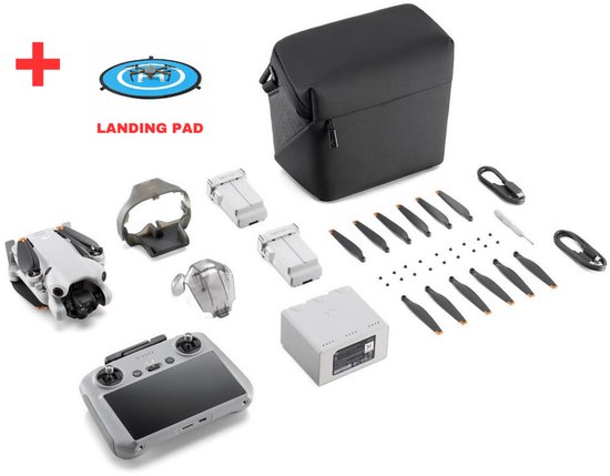 DJI Mini 4 Pro Drone - Fly More Combo - Met RC2 Smart Controller(RC331 ...