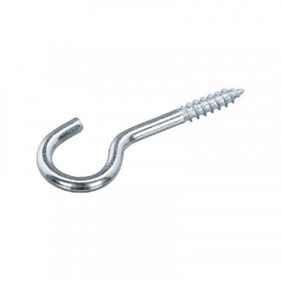 Schroefhaak Rond Open verzinkt Diverse maten 45 stuks | bol