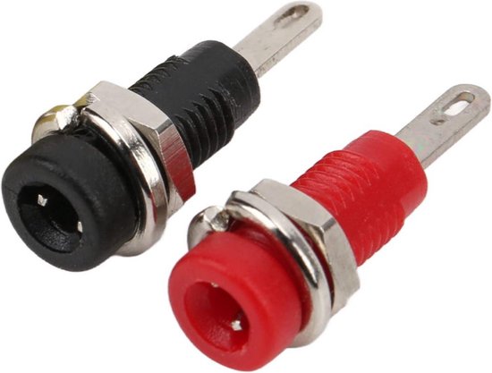 10 STKS 2mm Panel Socket - 5 Kleuren Mini Banaan Socket Binding Post ...