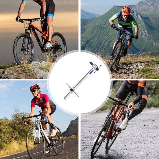 Derailleur hanger alignment gauge, Bicycle derailleur alignment tool, Road bike... | bol