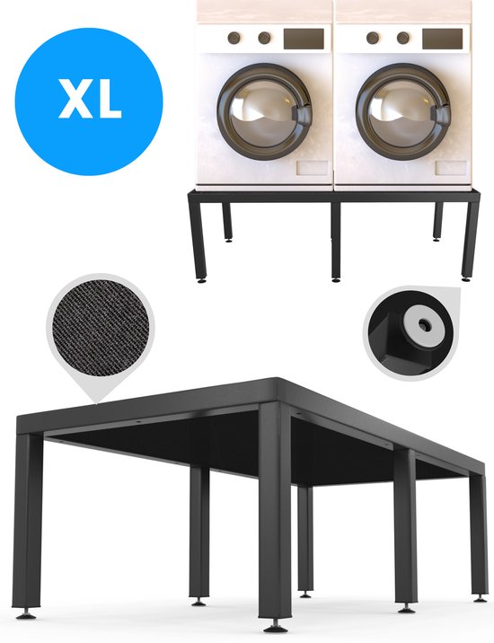 WassiStand Wasmachine Verhoger met Anti-Slip & Grip – Wasmachine Kast ...