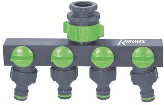 Waterverdeler voor de tuinkraan RIBIMEX, 3/4" en 1", 3/4" en 1/2" | bol