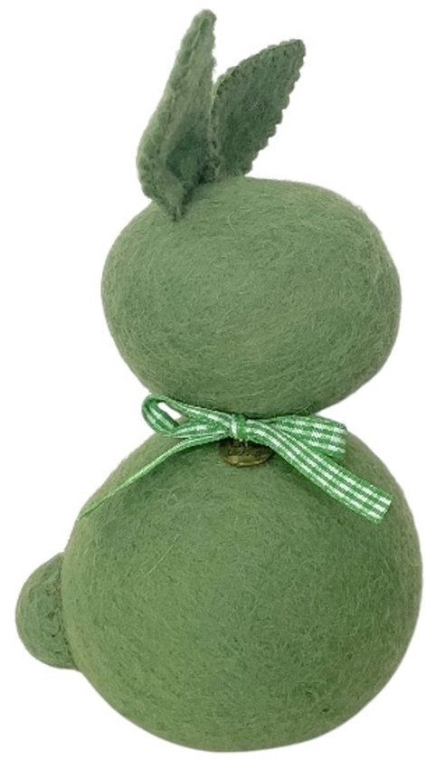 Luna-Leena paashaas groen - wol vilt - handmade in Nepal - paas ...