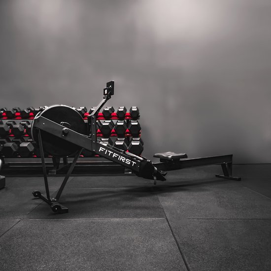 FitFirst® AirRower | Inklapbare roeitrainer met Apps | Roeimachine voor ...