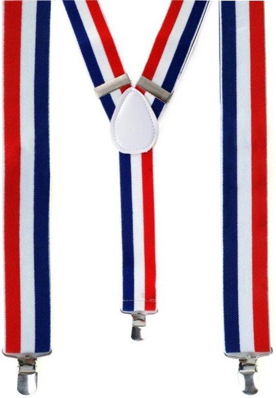 Finnacle - "Hollandse Vlag Bretels voor Mannen - Unisex - Carnaval en ...