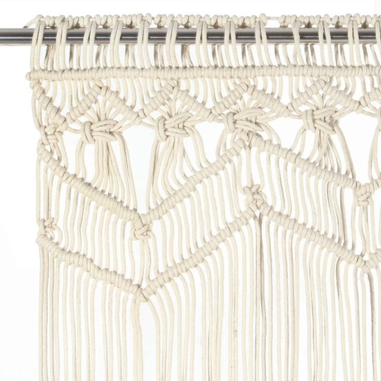 FIONERA Gordijn macramé 140x240 cm katoen | bol