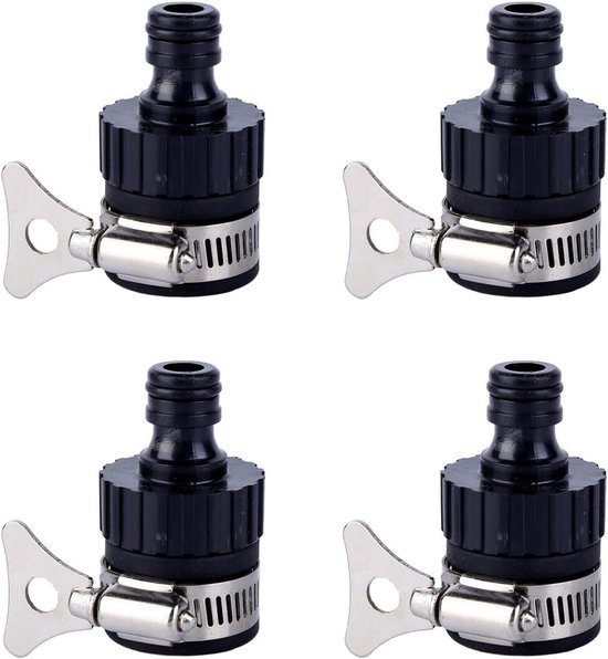 4 Stuks Kraan Adapter Draadloze Kraanaansluitset - Diameter Kleiner dan 16 mm | bol