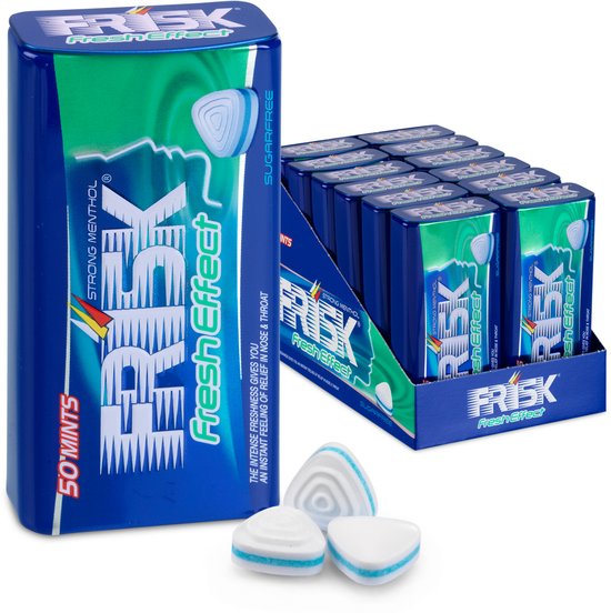 Frisk Fresh Effect Strong Menthol Suikervrij 1x12stuks | bol
