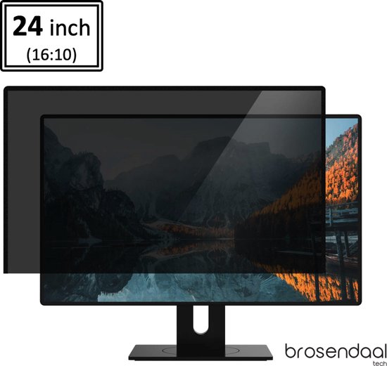 Brosendaal Privacy Filter Beeldscherm 24 inch – Beeldverhouding 16:10 – Privacy... | bol