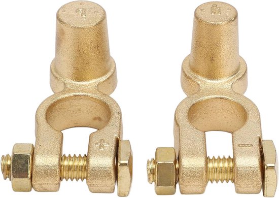 2PCS SAE To JIS Car Battery Terminal Connector - Positive Negative Top ...