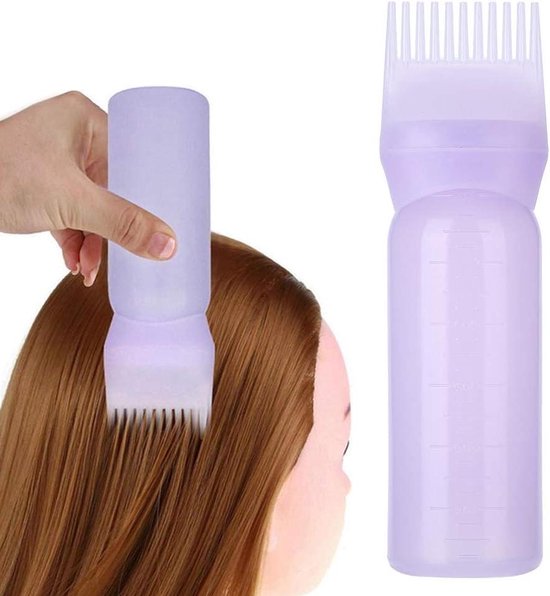 Hair Oil Applicator Bottle - Haaröl Applikator Flasche - Pinsel Shampoo ...