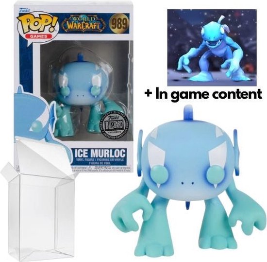 Funko Pop! Jeux: World of Warcraft (WOW) - Ice Murloc #989 Blizzard ...