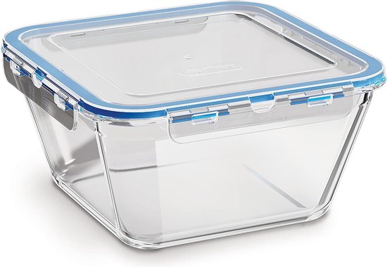 Curver - Enter Fresh - Glazen - Vershoudbakjes - Deksel - Vierkant - 2 ...