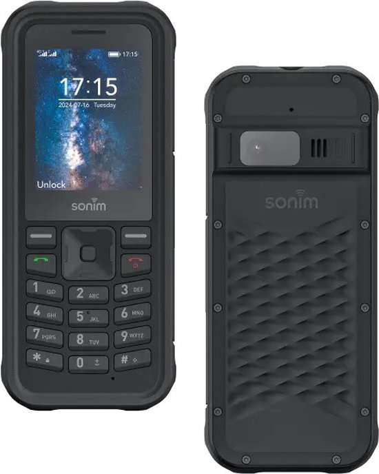 Sonim XP100 telefoon - Robuust - 4G - Dual-SIM - Lange batterijduur | bol