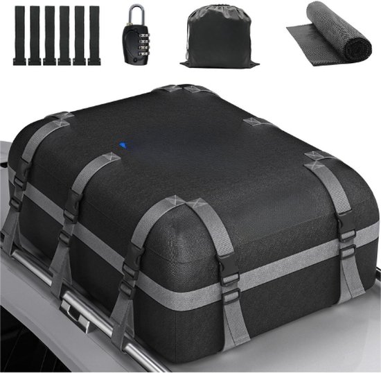 Dakkoffer Auto 20Kubieke Voet/566Liter - 1000D Oxford Auto Dakkoffer ...