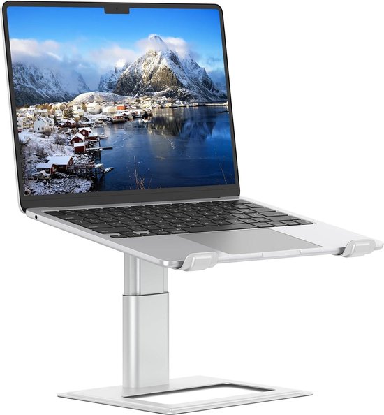 Verstelbare laptopstandaard voor bureau - ergonomische laptopverhoger ...