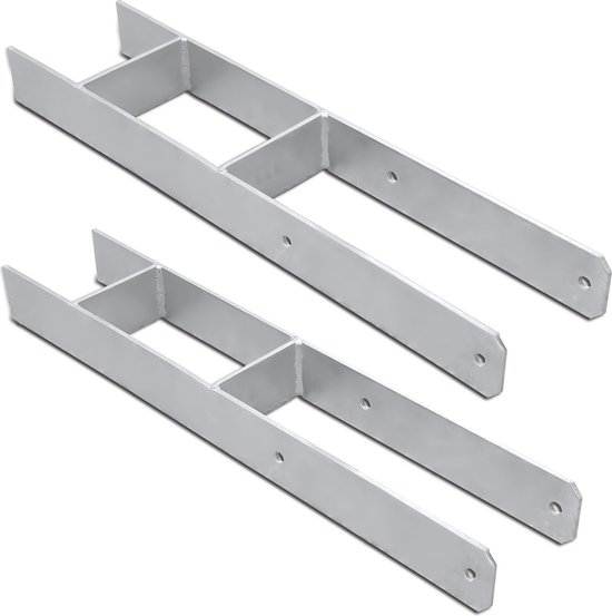2X Post Support 141MM H Anchor - H-anker - H Form Post Support - H ...