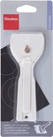 Metaltex - Radeermesje - 13,5 X 5,5 cm - Staal - Wit | bol