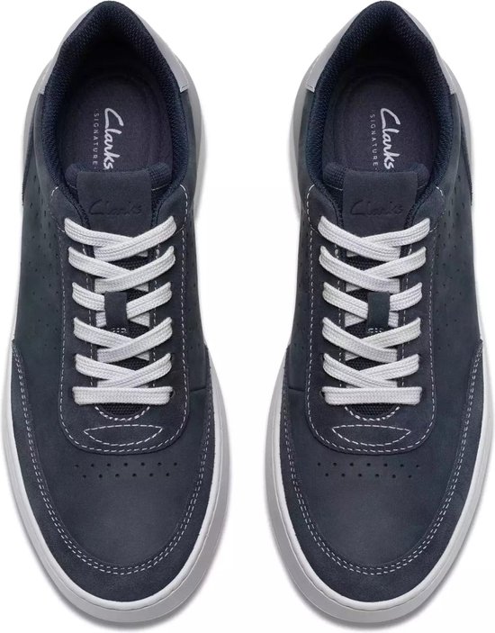 Clarks Courtlite Run - heren sneaker - blauw - maat 43 (EU) 9 (UK) | bol