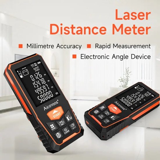 Livano Laserafstandsmeter - Laser - Afstandsmeter - Afstandmeter ...