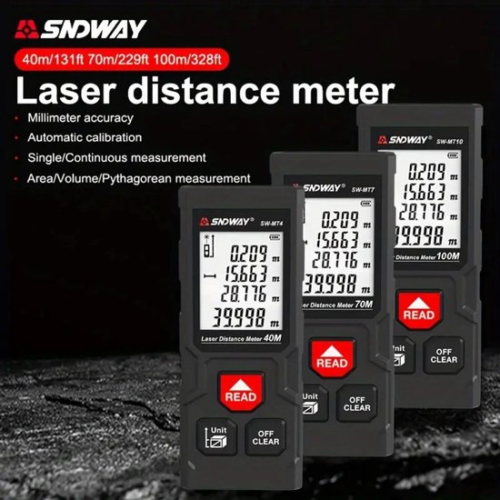 Livano Laserafstandsmeter - Laser - Afstandsmeter - Afstandmeter ...