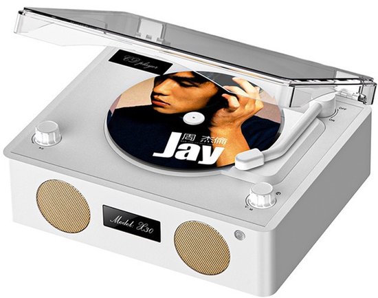 Somstyle Vintage CD Speler met Bluetooth - Met Ingebouwde Stereo ...