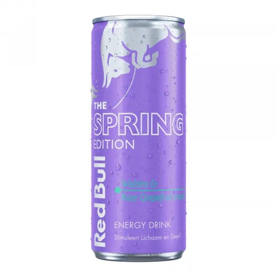 Red Bull - The Spring Edition Walstro en Roze Grapefruit - sleekcan ...