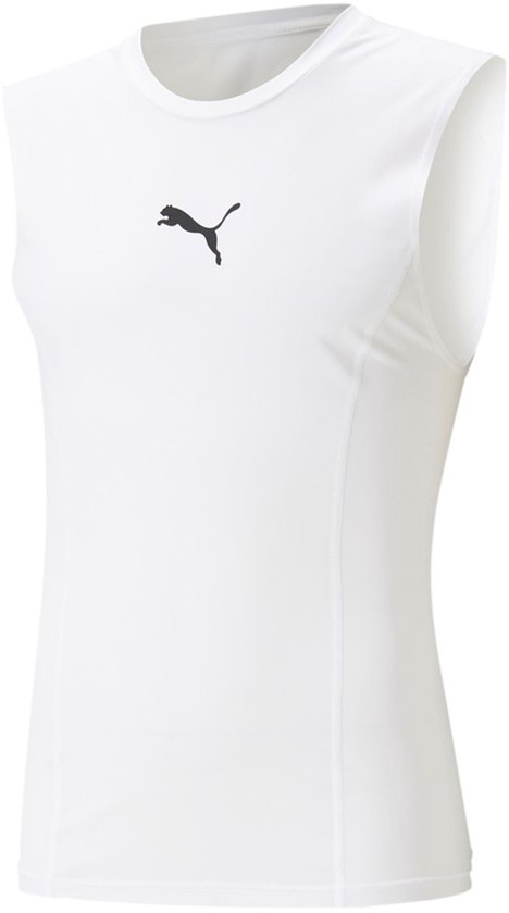 Puma Compression SL Shirt Heren - thermoshirts - wit - Mannen | bol