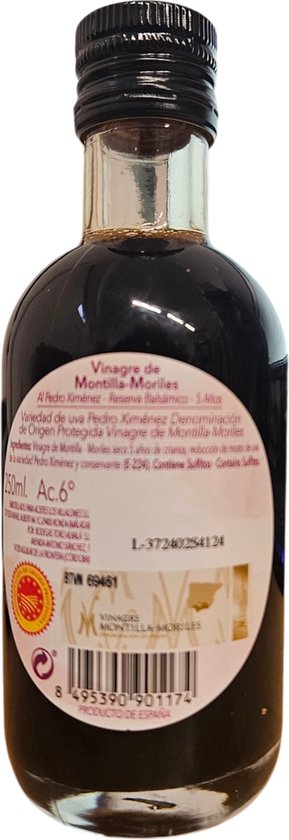 Los Villalones Sherry Azijn Pedro Ximenez Reserva 5 jaar 250ml | bol