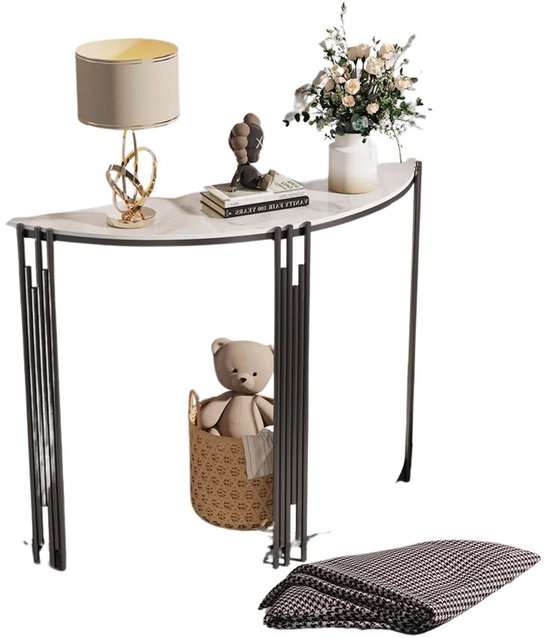 Betaalbare Goederen® Side Table Rond - Sidetable - sidetable zwart - sidetable... | bol