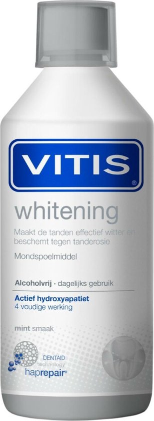 6x Vitis Mondwater Whitening 500 ml | bol