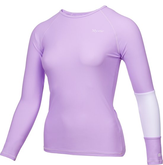 Mystic Jayde LS Rash Vest Women - Pastel Lilac - S | bol